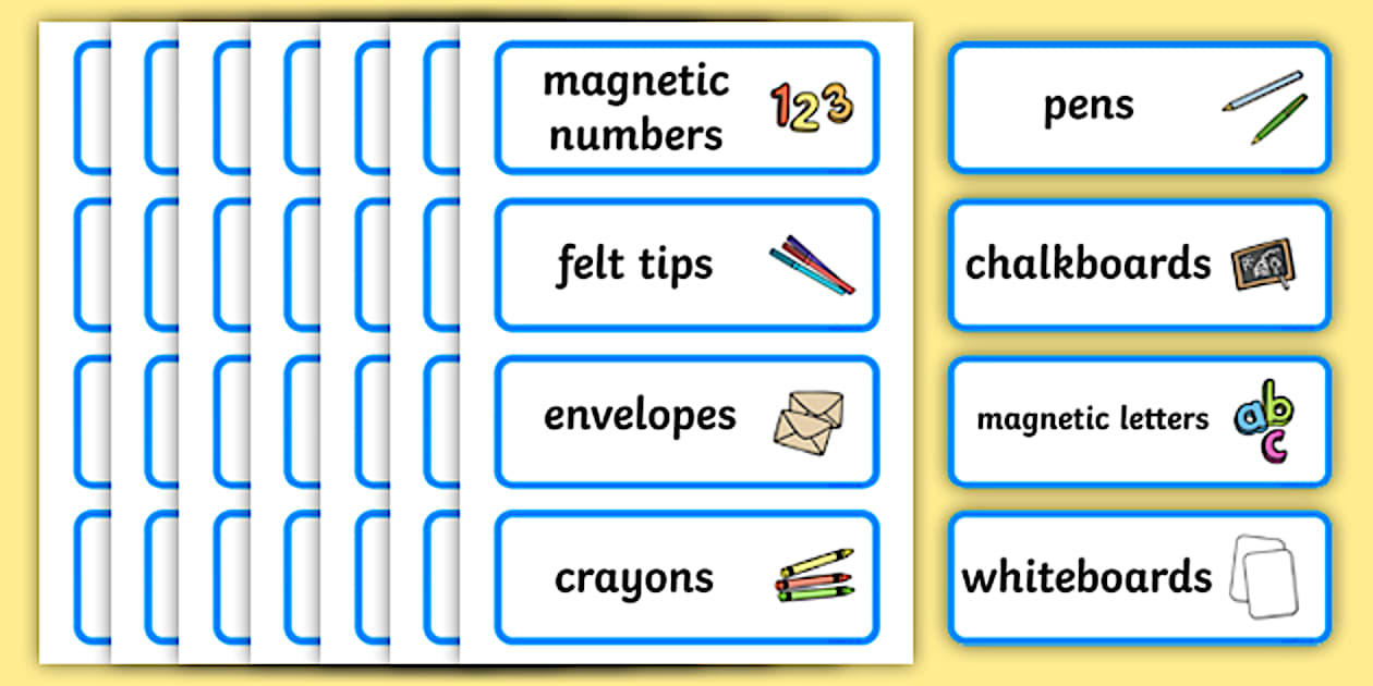 👉 Editable Writing Area Classroom Labels - Primary Resource