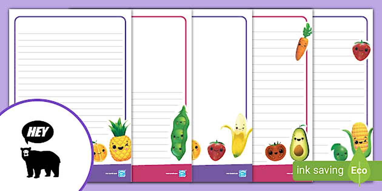 Hey Bear Sensory: Page Borders (Teacher-Made) - Twinkl