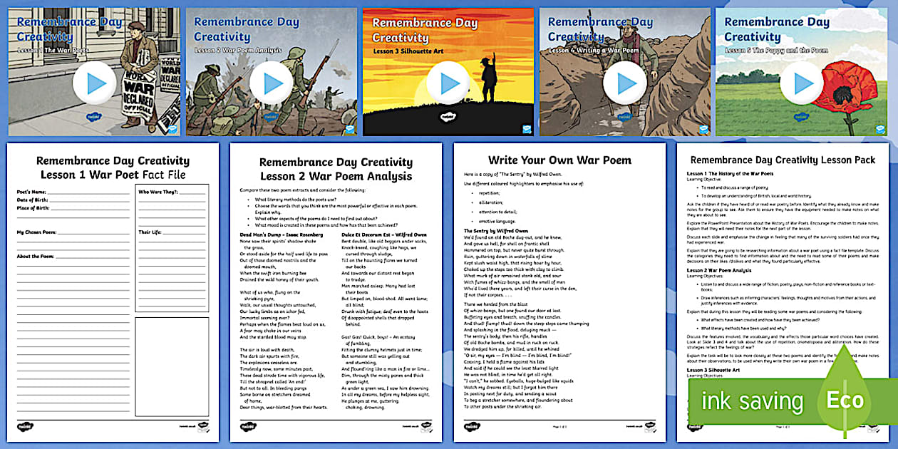 Remembrance Day Creativity Lessons | KS2 Resources | Twinkl