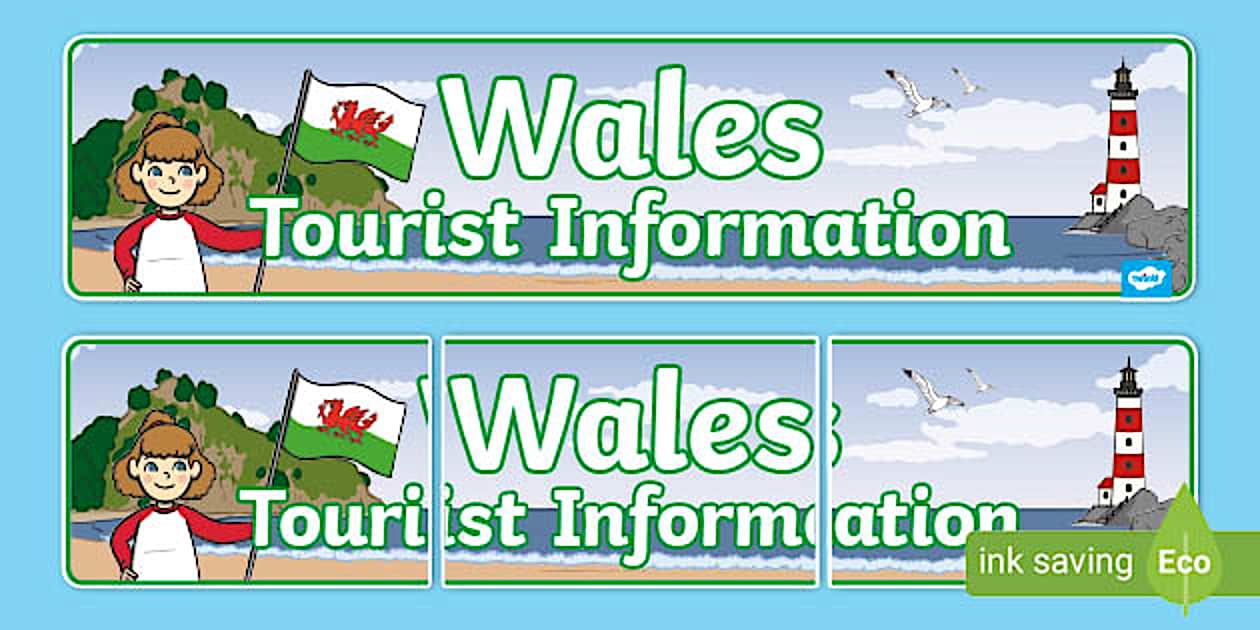 Welsh Wales Tourist Information Role Play Banner - Twinkl