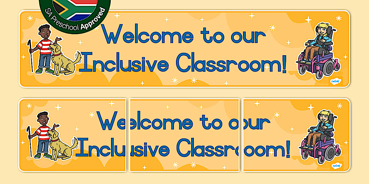 Preschool: Inclusivity Banner (teacher made) - Twinkl