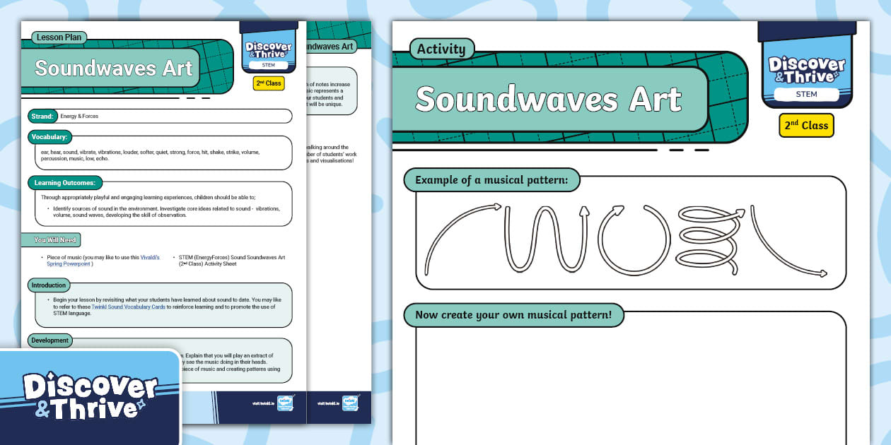 Soundwave Art Activity Sheet