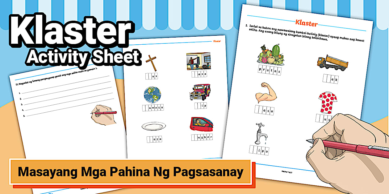 Klaster: Activity Sheet | Grades 2 | Twinkl PH