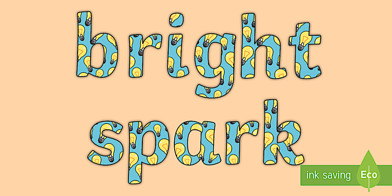 👉 😊 Mini Light Bulbs Display Lettering (teacher made)