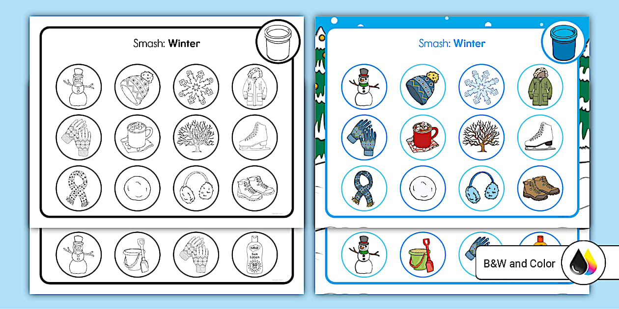 Winter Smash Mats Activity | Twinkl Resources (teacher made)