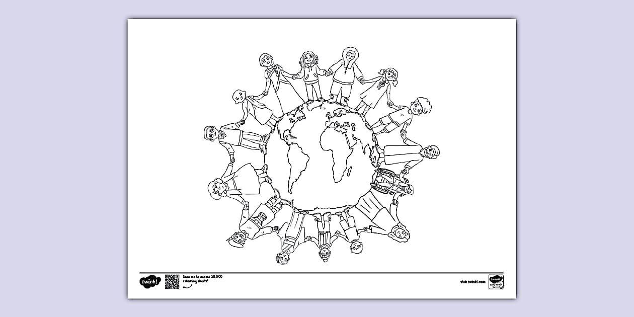Culture Colouring Page | Colouring Sheets (teacher made)