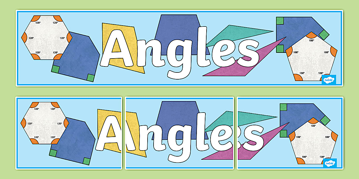 Angles Display Banner-Scottish (Hecho por educadores)