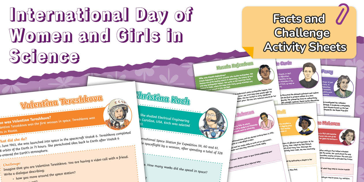 International Day of Women and Girls in Science: Activity