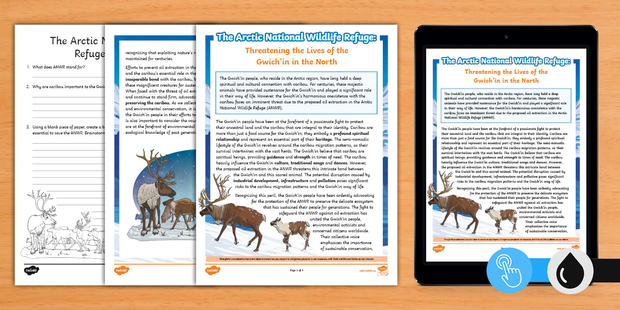 TEK: Arctic National Wildlife Refuge Reading Comprehension