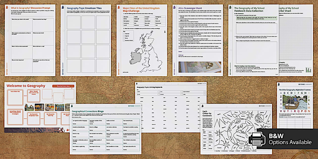 Geography Start of Term Pack | Beyond (teacher made)