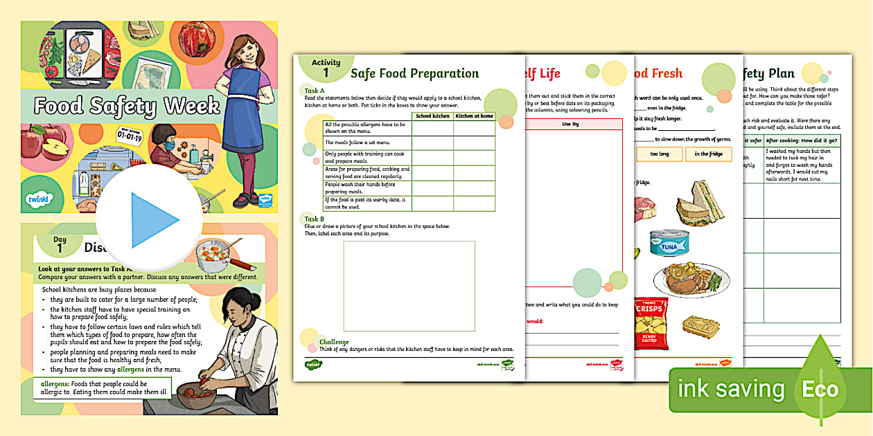 KS2 Food Safety Week Activity Pack (teacher made) - Twinkl