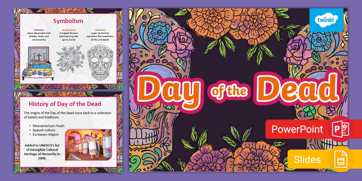 Day of the Dead PowerPoint & Google Slides for 6th-8th Grade