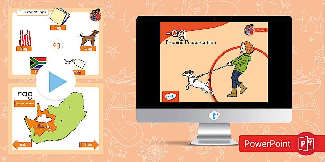 Grade 1 Phonics: -ag PowerPoint Presentation