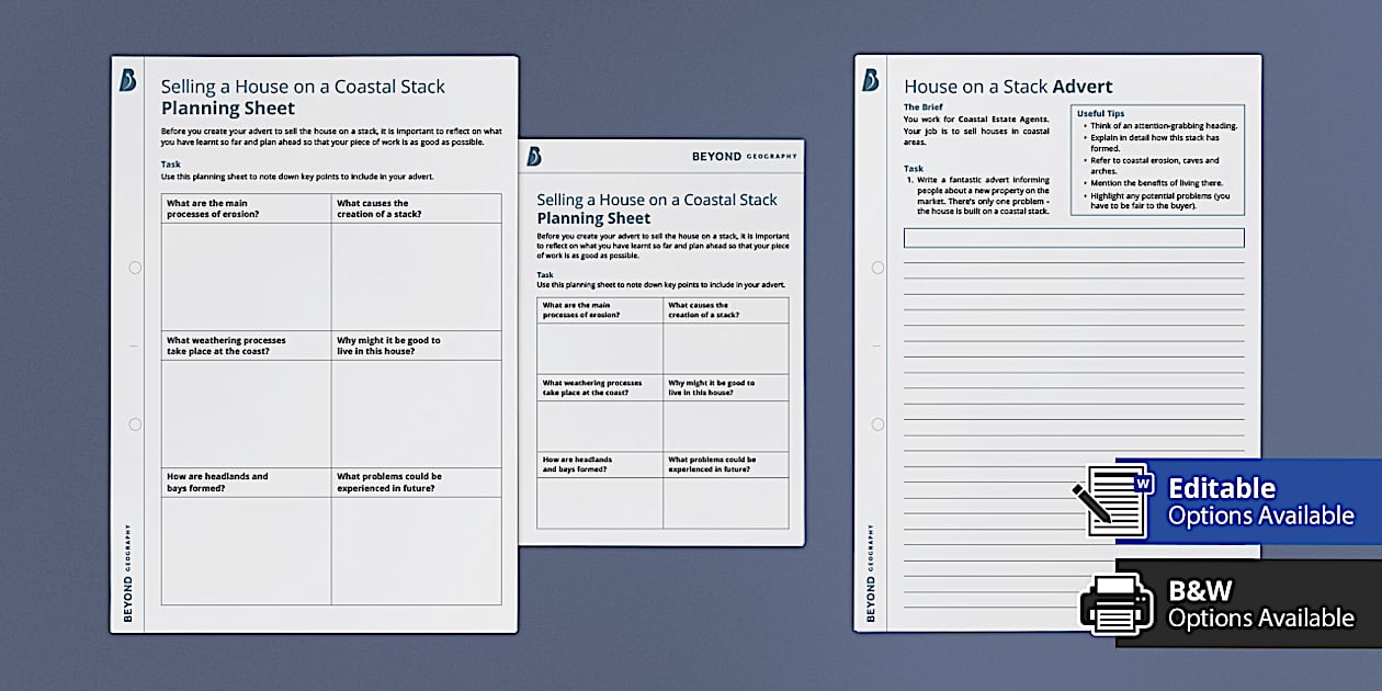 KS3 Coastal Stack Persuasive Writing Task (teacher made)