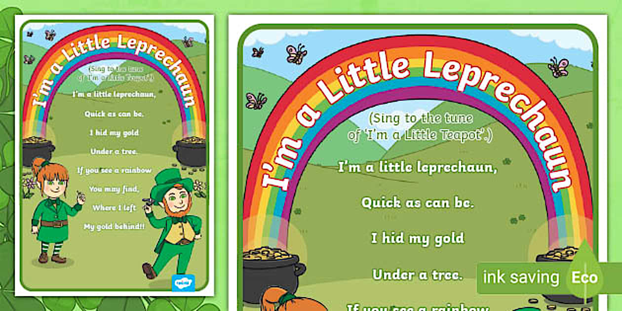 I'm a Little Leprechaun Song (teacher made) - Twinkl