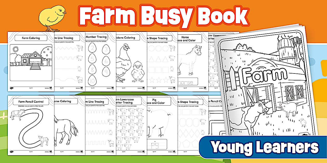 Farm Busy Book