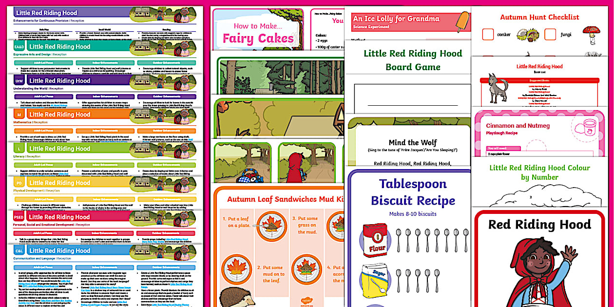 EYFS Reception Little Red Riding Hood Planning | Twinkl