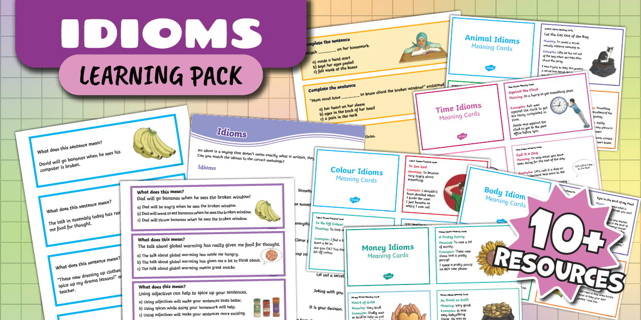Comprehensive Lesson Plan for Idioms | Twinkl