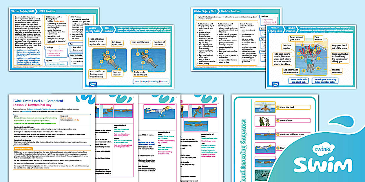 Twinkl Swim - Level 4 (Competent) Lesson 7 - Rhythmical Ray