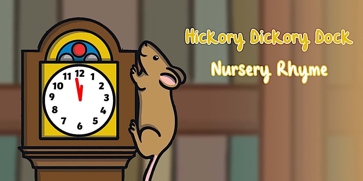 Hickory Dickory Dock Animated Nursery Rhyme | Twinkl Go!