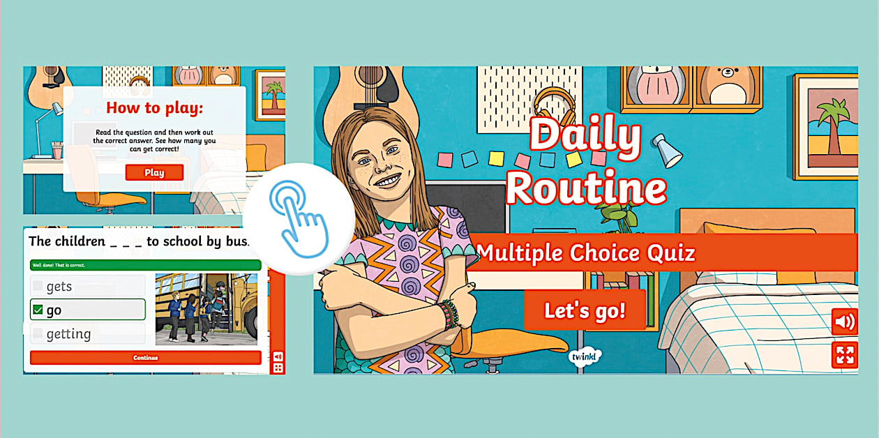 My Daily Routine Quiz for Teens (Teacher-Made) - Twinkl