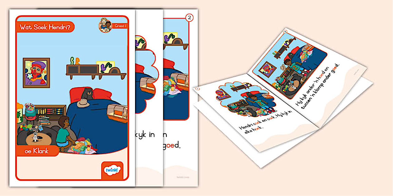 FREE! - Graad 1 Klanke Leesboek oe (Teacher-Made) - Twinkl