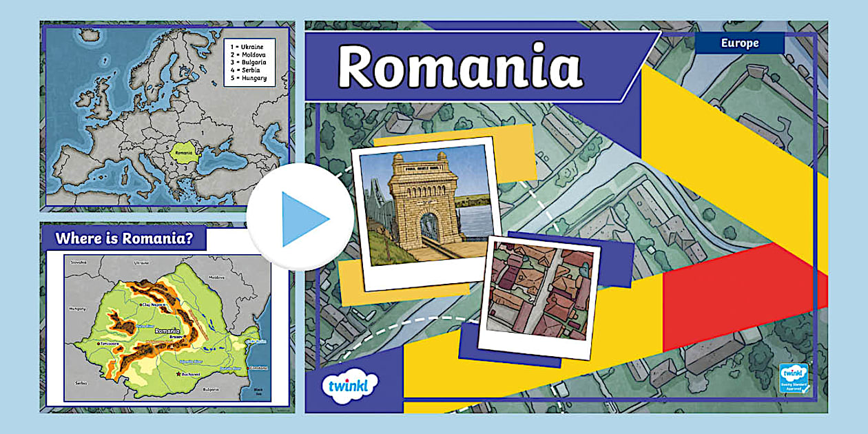KS2 All About Romania Information PowerPoint (teacher made)