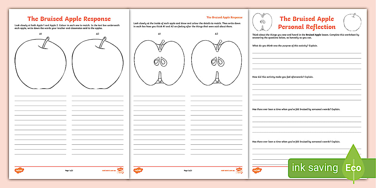 Anti-Bullying Week: The Bruised Apple Lesson (teacher made)