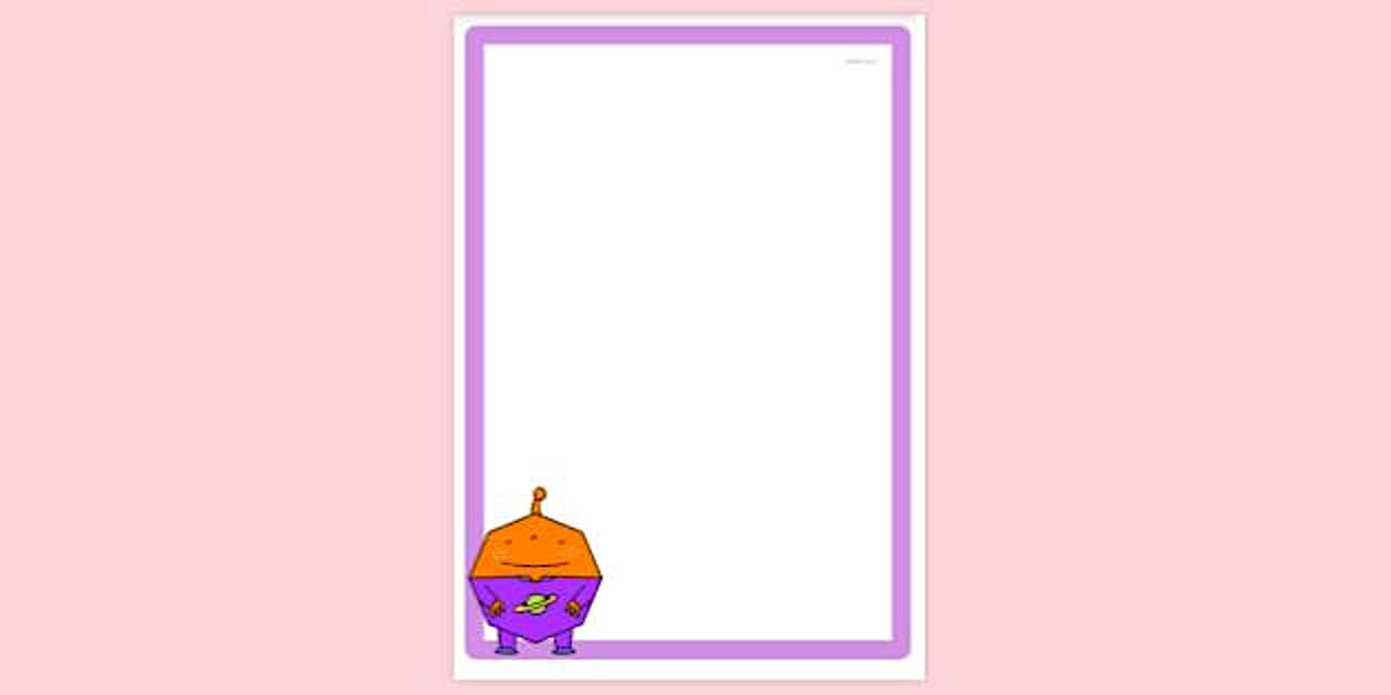 Octagon Page Border | Page Borders | Twinkl Resources