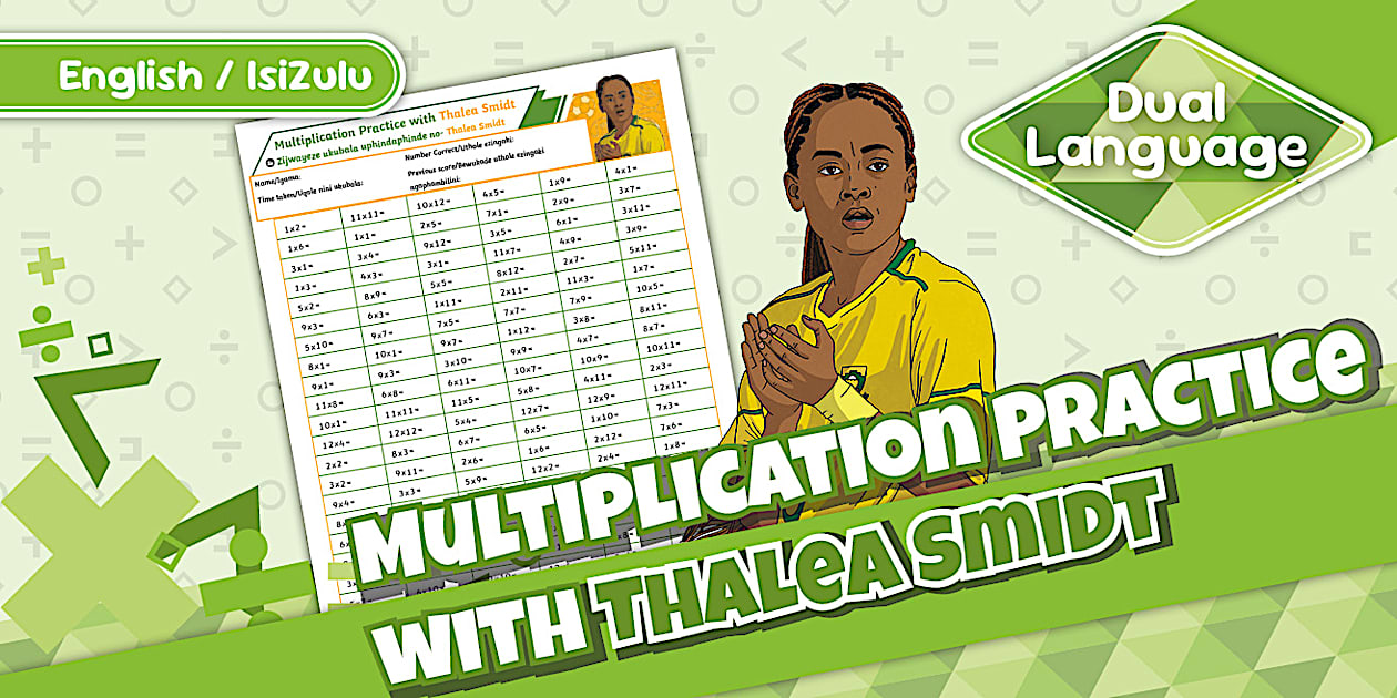 Grade 7 Multiplication Practice with Thalea Smidt - Zu/Eng