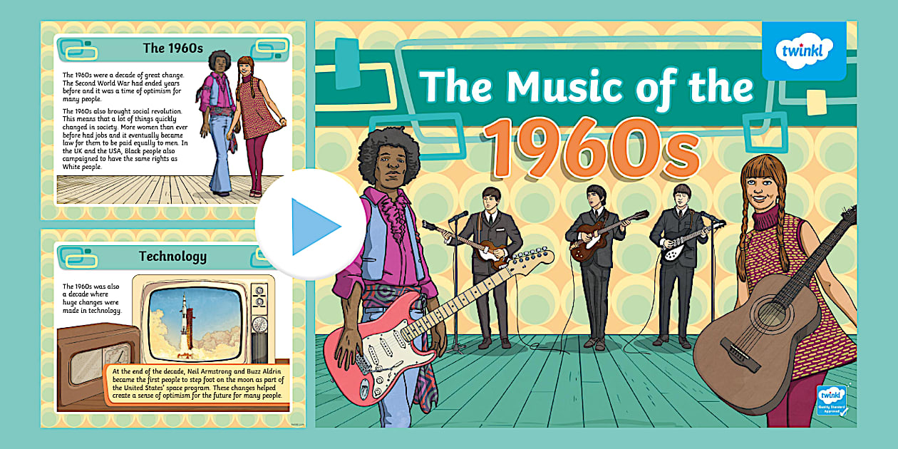 👉 KS2 The Music of the 1960s PowerPoint - Twinkl