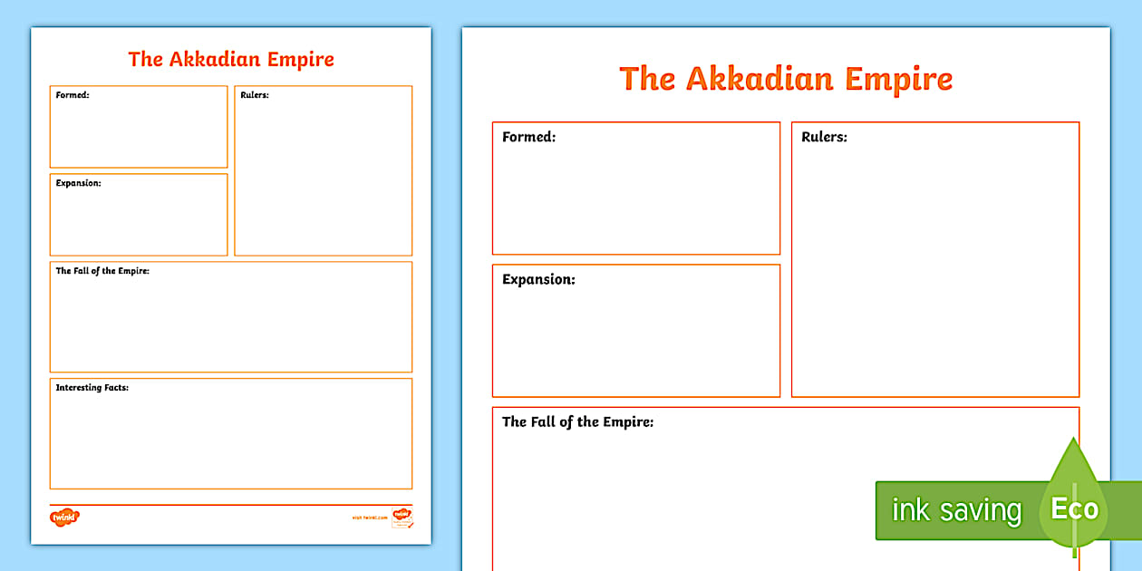 Ancient Mesopotamia: Akkadian Empire Activity - Twinkl
