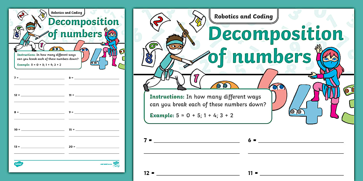 Robotics and Coding Grade 3 Decomposition of Numbers