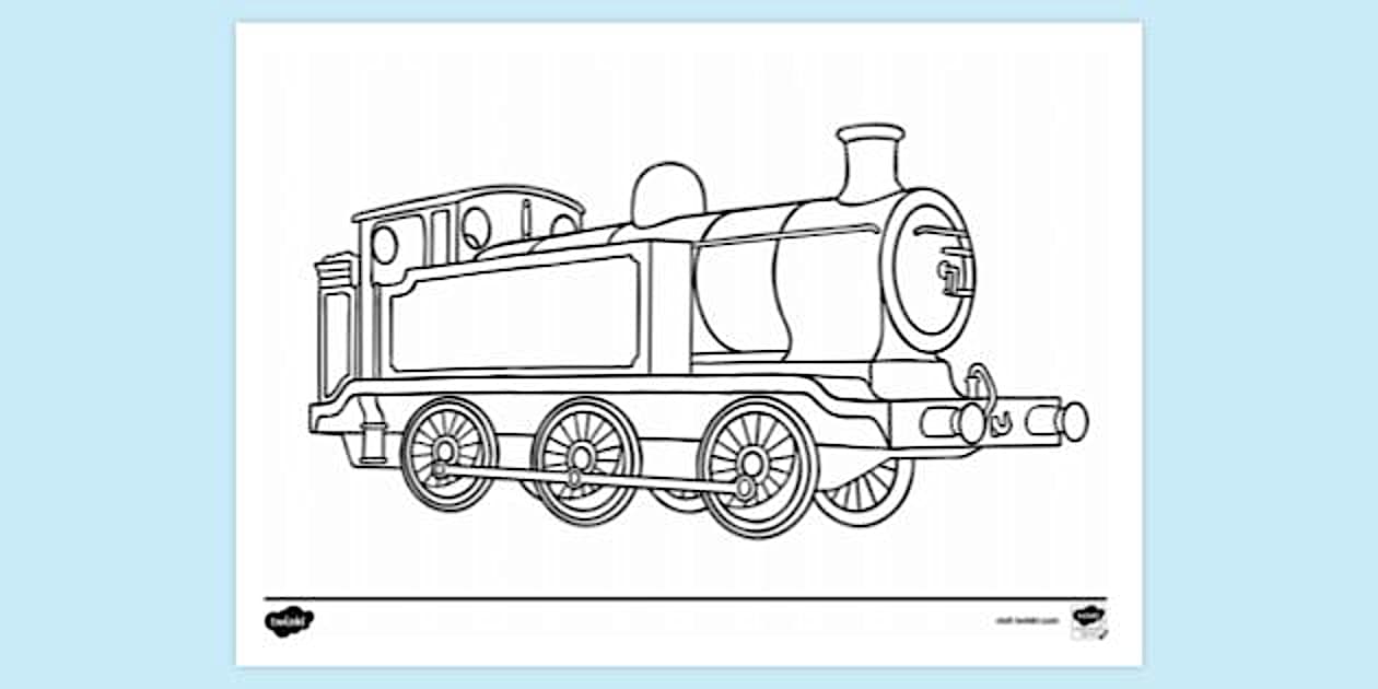 Tank Engine Colouring | Colouring Sheets (Teacher-Made)
