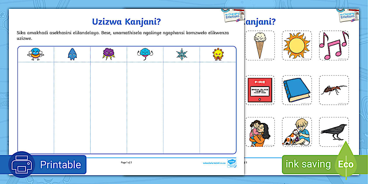 Uzizwa Kanjani? (Teacher-Made) - Twinkl