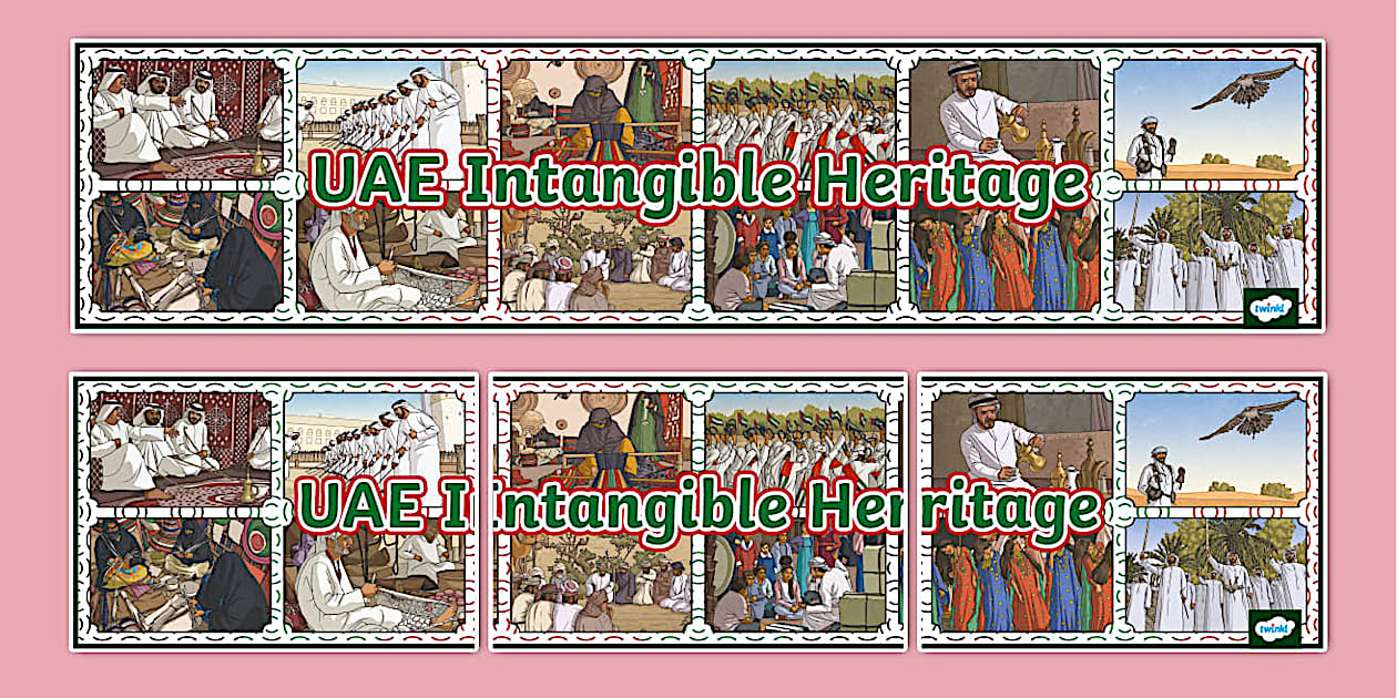 UAE Intangible Heritage – Display Banner – Cultural Studies