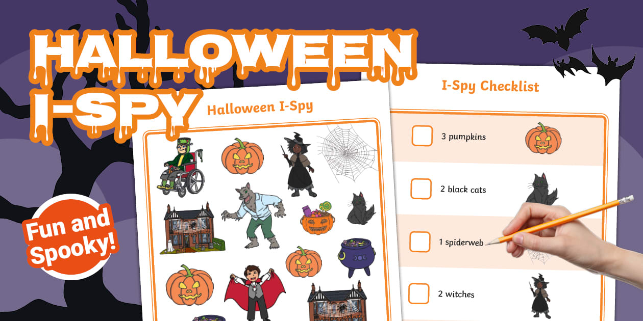 Halloween I-Spy Game - Twinkl Halloween Activities