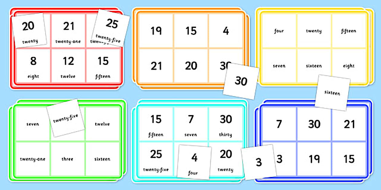 0-30 Bingo and Lotto Game (teacher made) - Twinkl