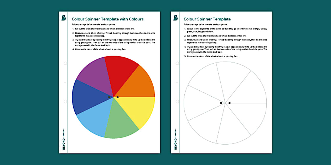 Colour Spinner (teacher made) - Twinkl
