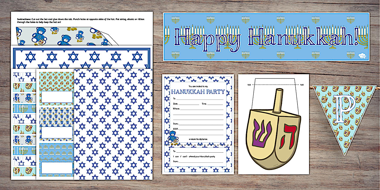 Hanukkah Party Pack | Twinkl Party (teacher made) - Twinkl