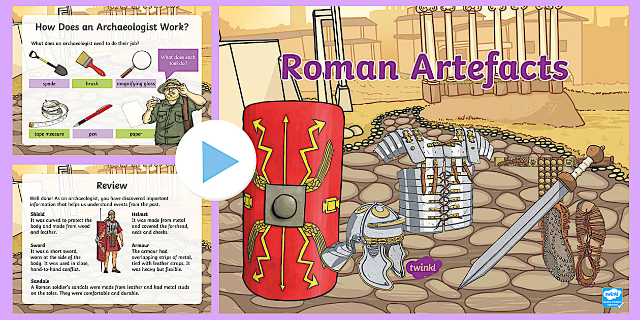 Roman Artefact Activity PowerPoint (teacher made) - Twinkl