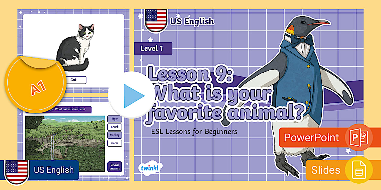 ESL Curriculum (US-English Version) Level 1, Lesson 9