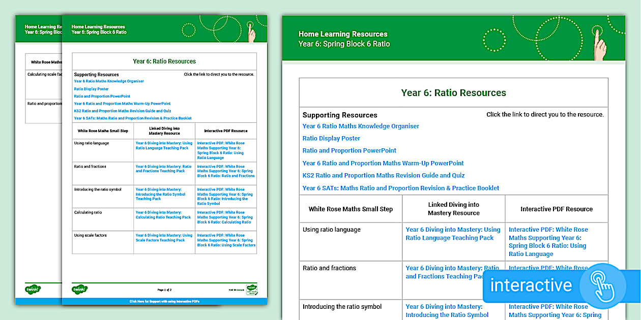 👉 Overview Digital PDFs Support Y6 White Rose Ratio