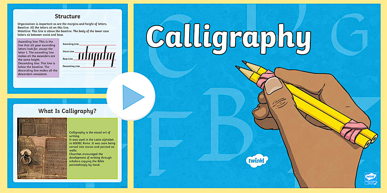 How To Write The Alphabet In Uppercase Calligraphy Writing