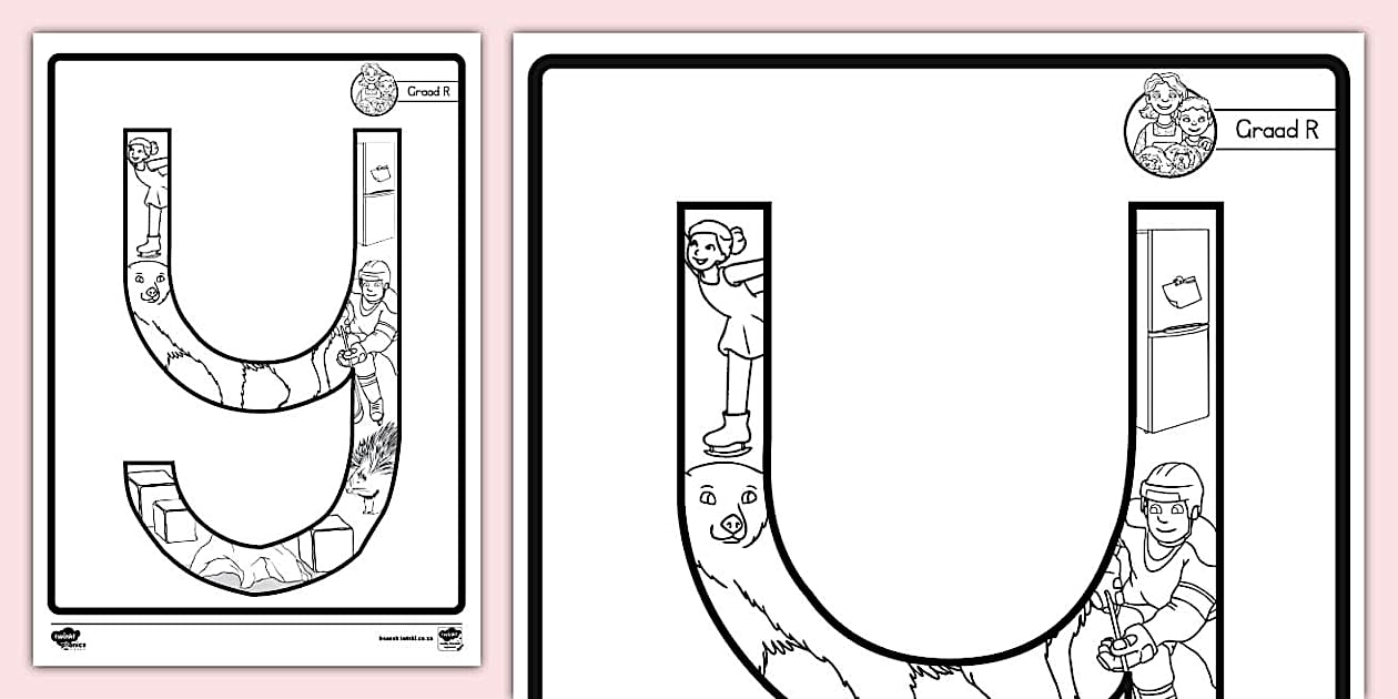 Graad R Klanke Assosiasie Inkleurprent y - Twinkl