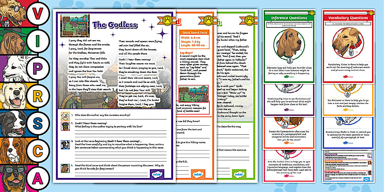 Year 5 Reading Revision Activity Mat Pack 1 (teacher made)
