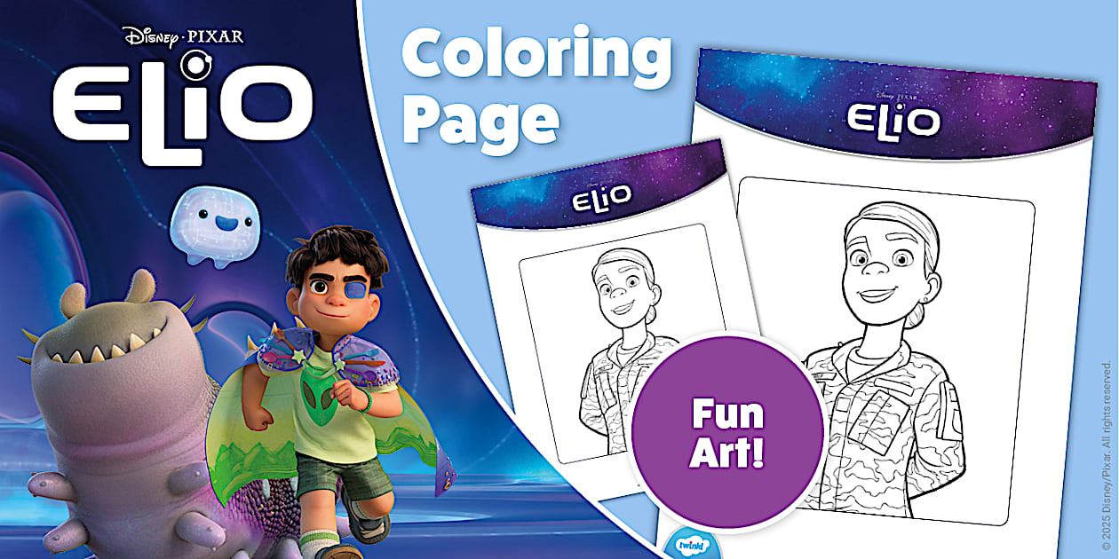 Elio: Olga Coloring Page