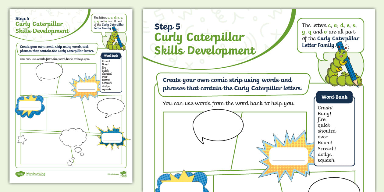 Step 5 Handwriting Skills Development Activity Sheet