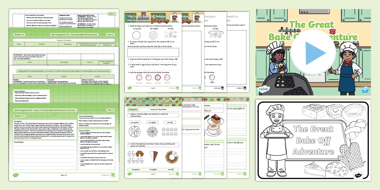Mini IU Year 2 The Great Bake Off Adventure Wk 1 - 2