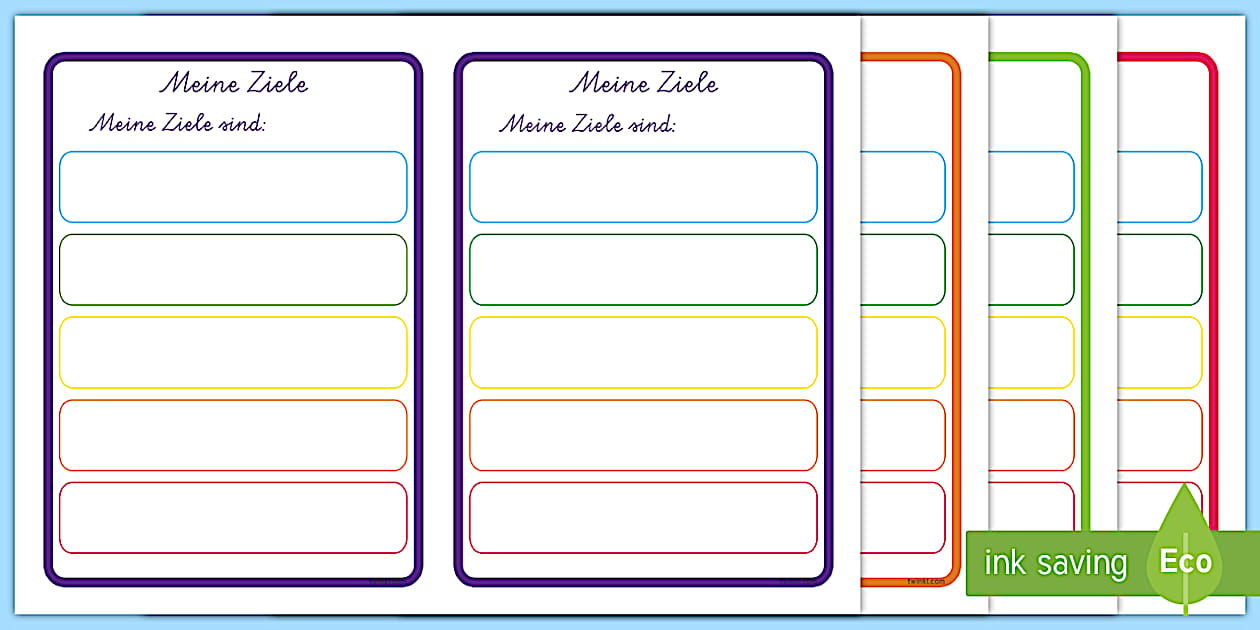 Lernziele Aufkleber (teacher made) - Twinkl